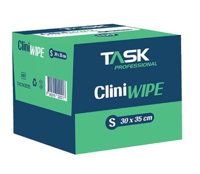 Task Professional Clini Wipes 30cm x 35cm Pack of 100