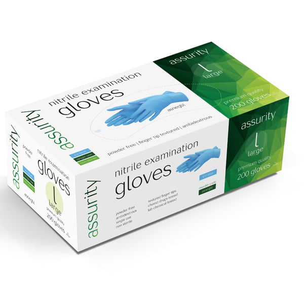 Nitrile Examination Gloves Pack of 200 | Hytex Healthcare
