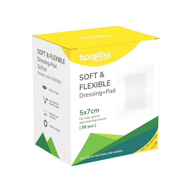 Bpositive Island Dressing 4x5cm Box Of 50 | Hytex Healthcare