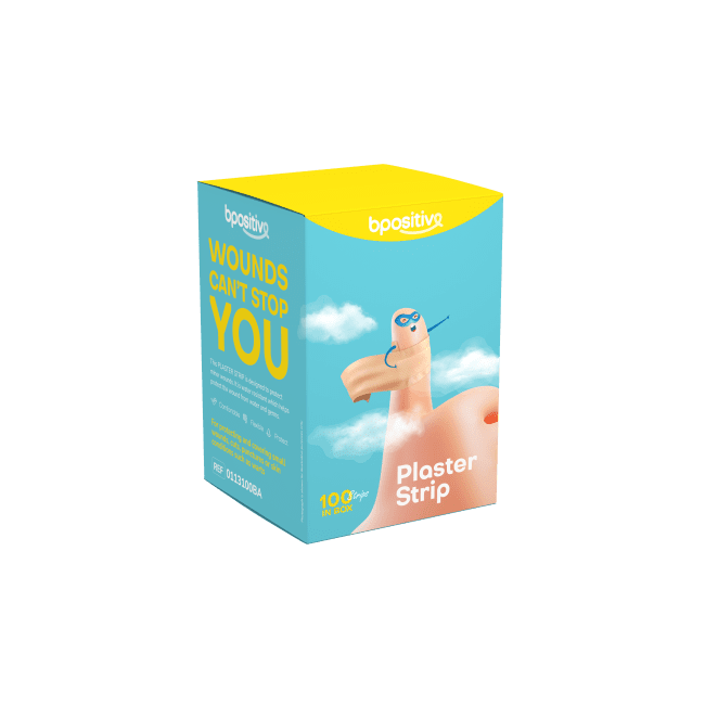 Bpositive Dressing Strips Box Of 100 | Hytex Healthcare