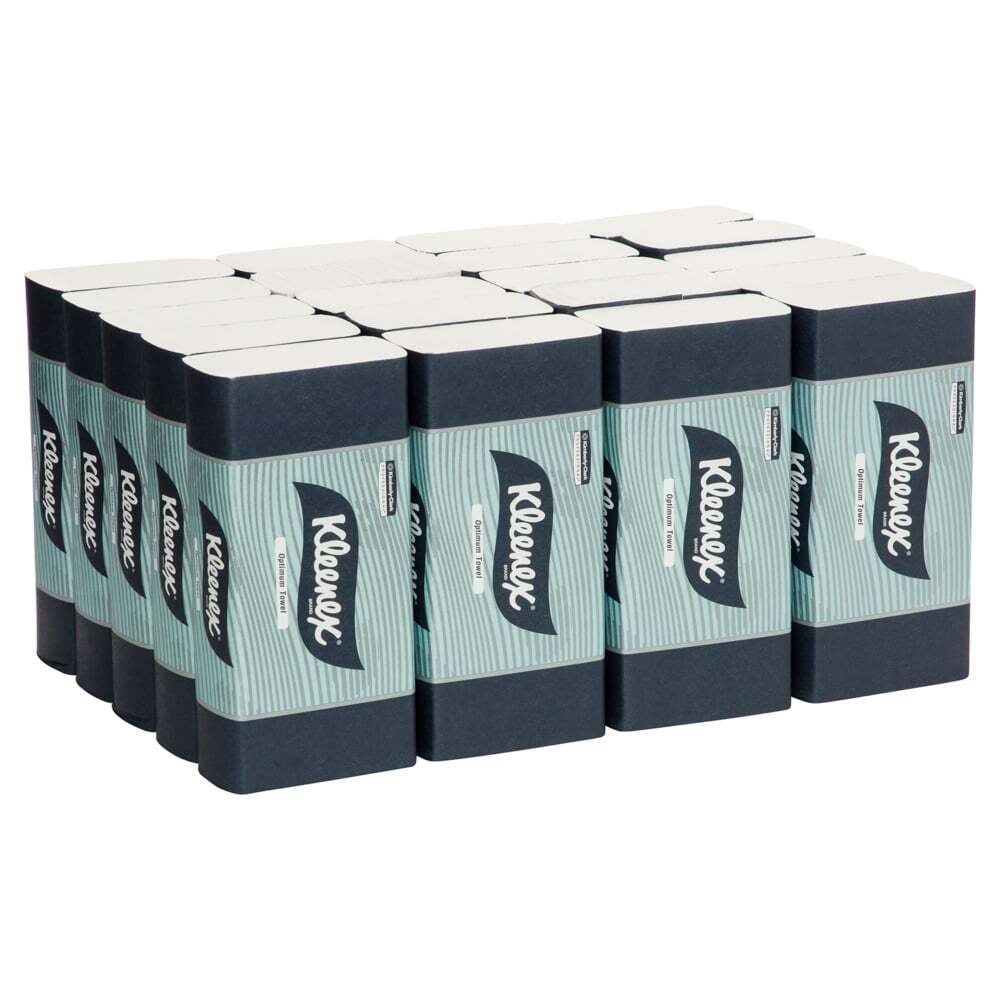 Kleenex Optimum Hand Towel 30.5x24cm 120 Sheet Carton of 20 - Hytex ...