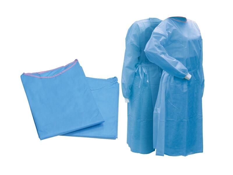 Medicom Safewear Sms Isolation Gowns Aami Pb70 Level 3 Blue Large Pack