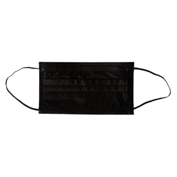 Softmed Level 3 Surgical Masks Black With Ear Loops Pack of 50 | Hytex ...