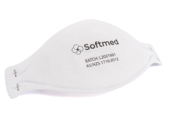 Softmed E-MED N95/FFP2 Surgical Respirators Ear Loops Pack of 20 ...