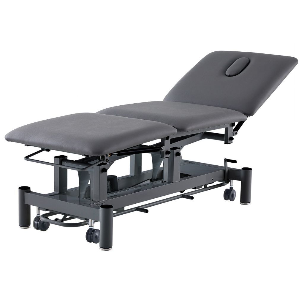 Pacific Medical Stealth 3 Section Electric Hi Lo Medical Couch Black ...