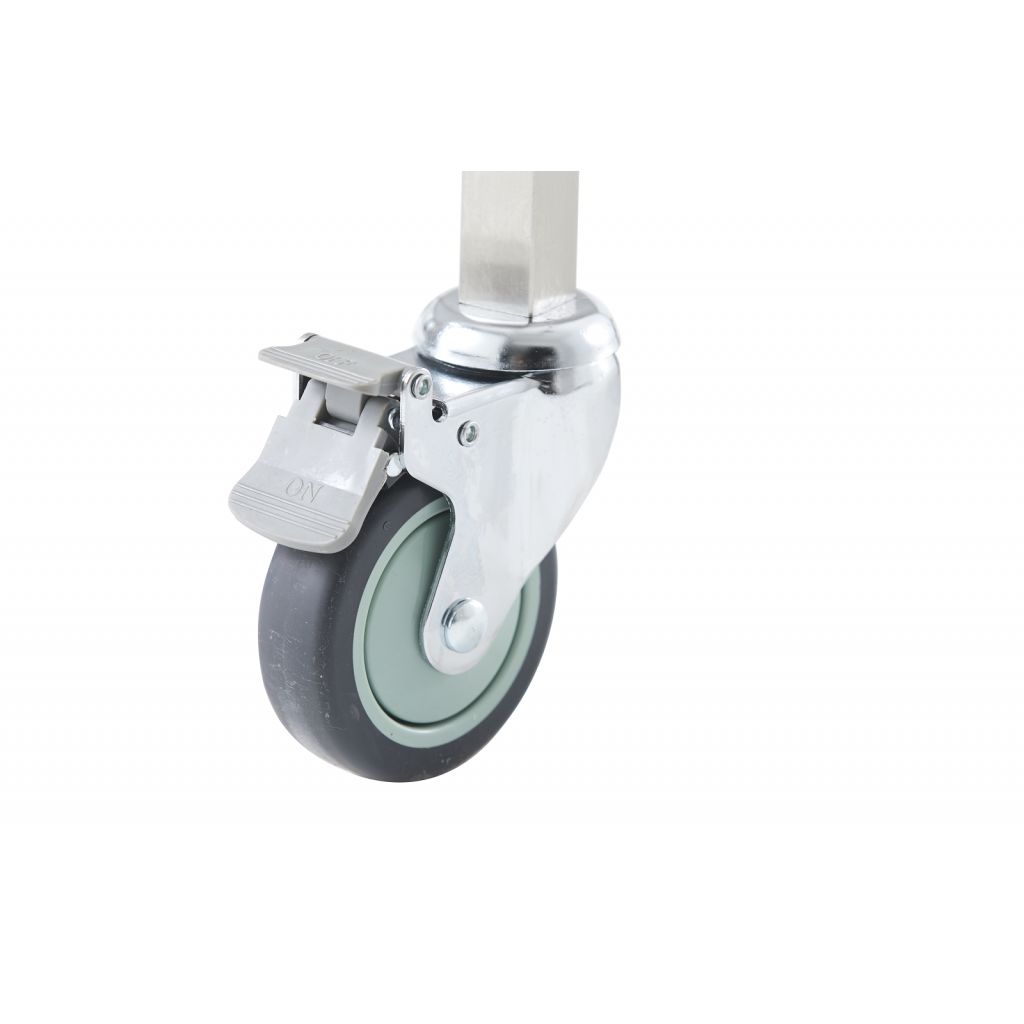 Pacific Medical Stainless Steel Trolley Double 2 Drawer Side By Side ...