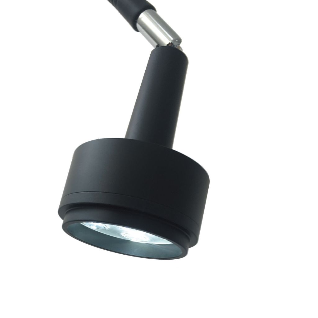 Pacific Medical 6W LED Examination Light Black Including Mobile Base ...