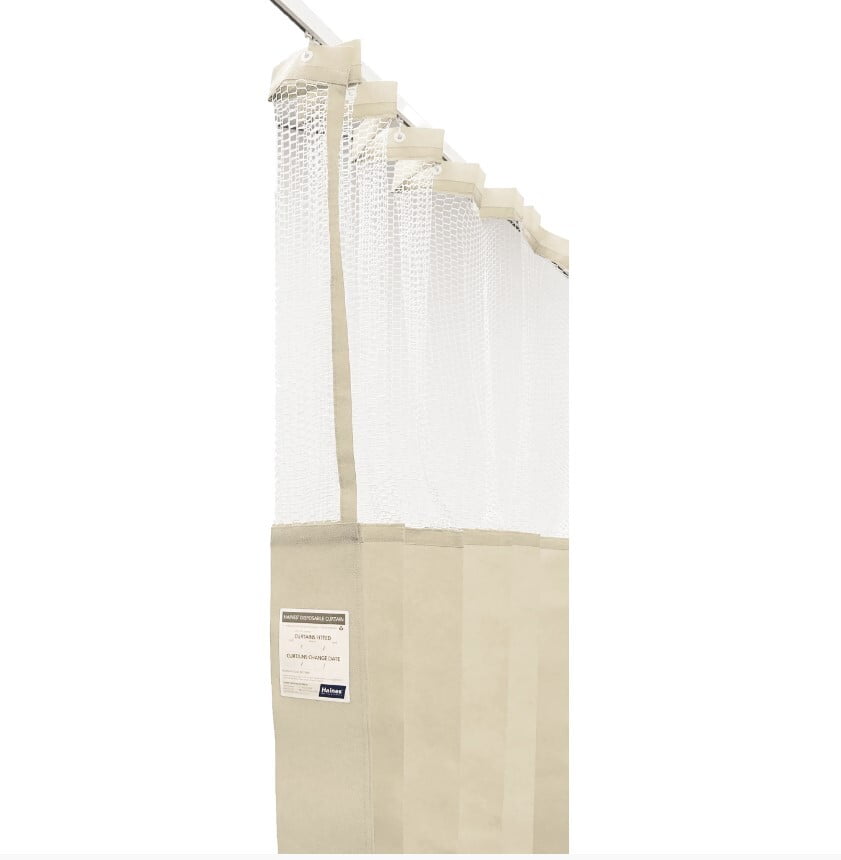 Haines Disposable Antimicrobial Medical Curtains With Mesh Top 4.5x2.3m ...