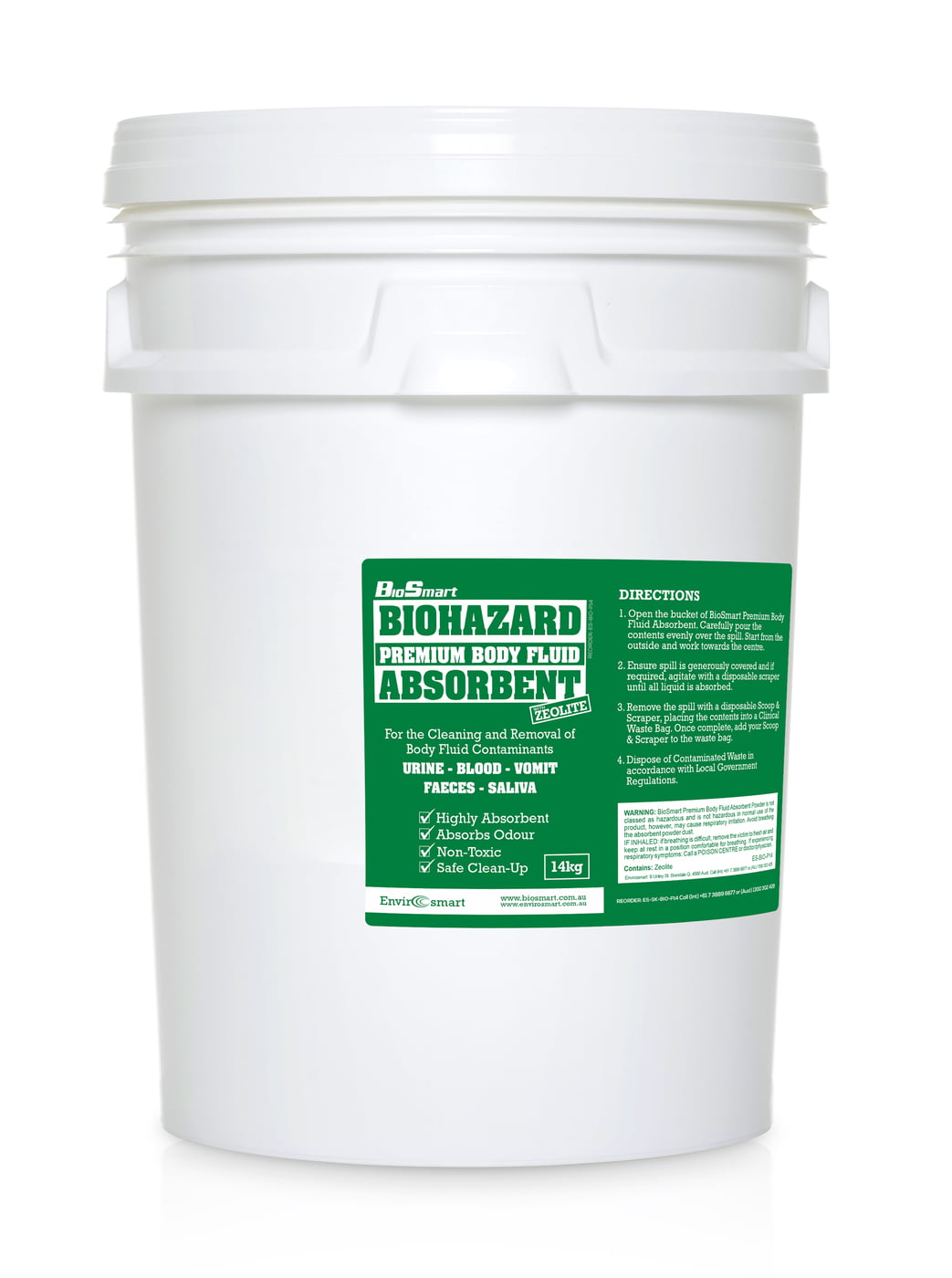 BioSmart Premium Body Fluid Absorbent 14kg - Hytex Healthcare