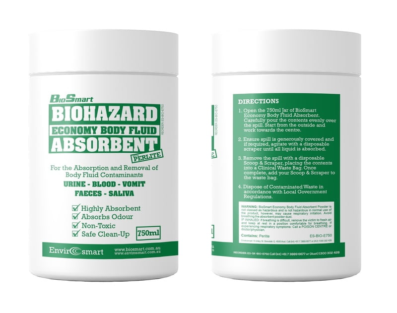 BioSmart Economy Body Fluid Absorbent 750ml - Hytex Healthcare