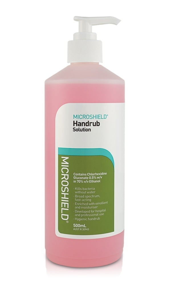 Microshield Handrub Solution 500ml - Hytex Healthcare