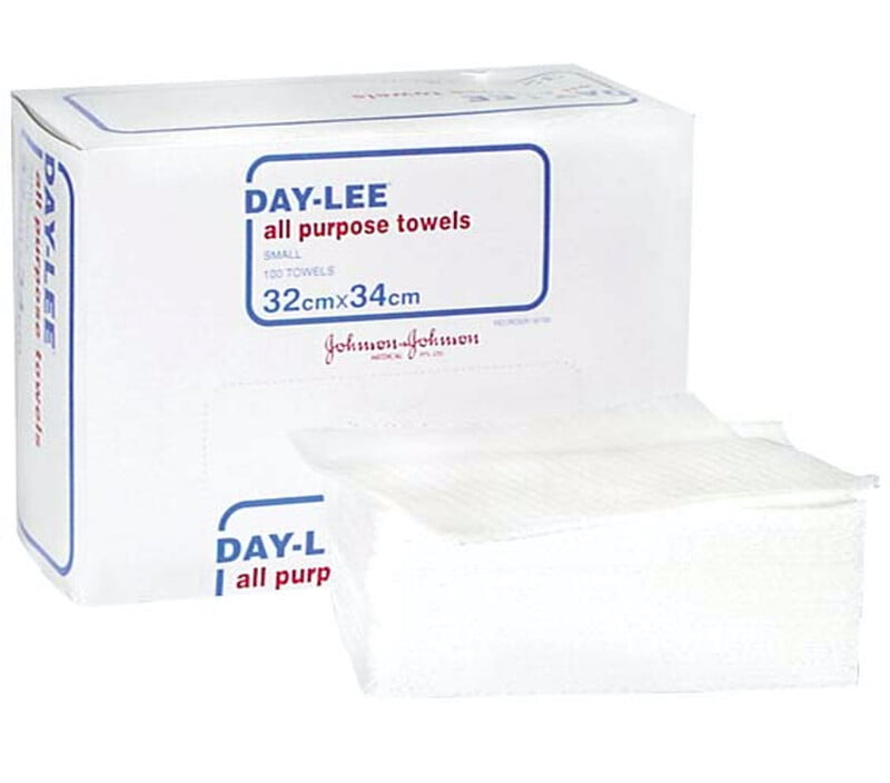 Day-Lee All Purpose Towels Small 32x34cm Pack of 100 - Hytex Healthcare