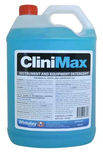 Clinimax Instrument and Equipment Detergent 5 Litre - Hytex Healthcare