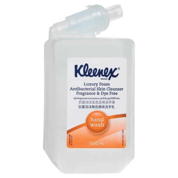 Kleenex Luxury Foam Antibacterial Hand Soap 1 Litre - Hytex Healthcare