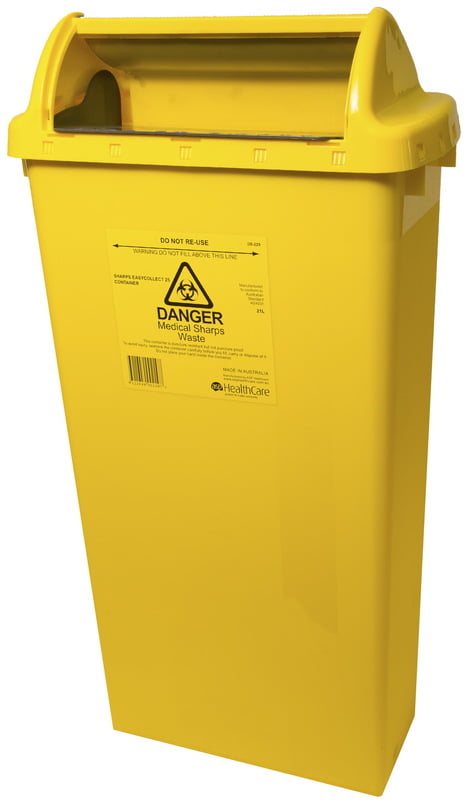 ASP Healthcare EasyCollect Sharps Container Yellow 25 Litre | Hytex ...
