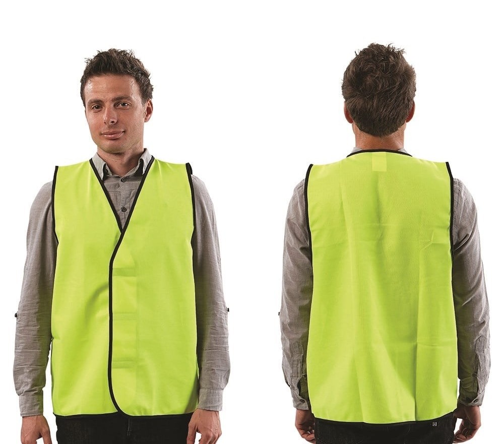 Fluro Vest Day Use Yellow | Hytex Healthcare
